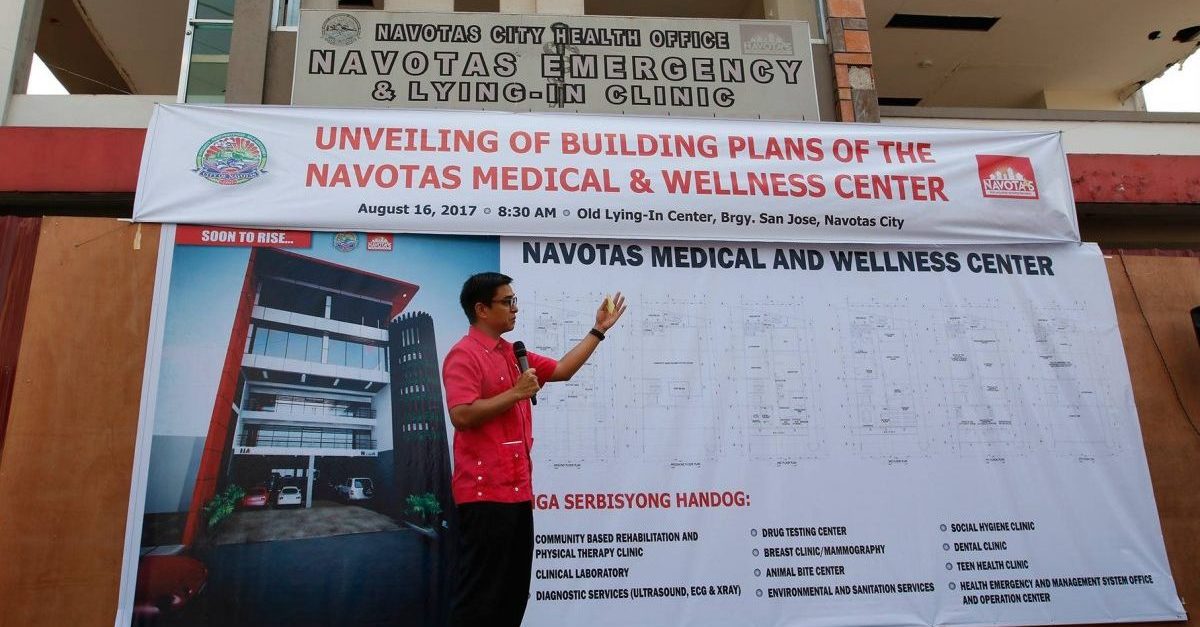 Navotas to build new medical hub - John Rey Tiangco